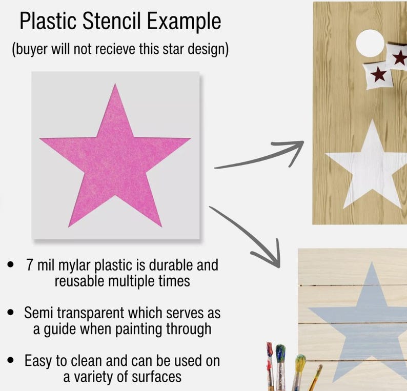 Chicago NFL Reusable Plastic Stencil, Fast Shipping + Multiple Sizes ...