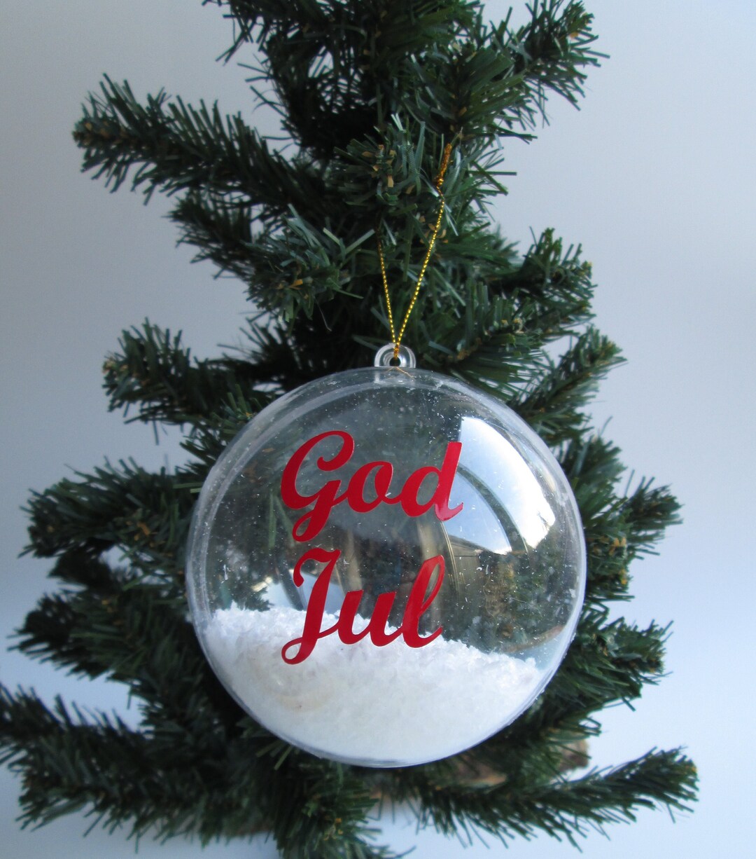 Large or Small God Jul Norwegian Swedish and Danish Christmas Tree ...