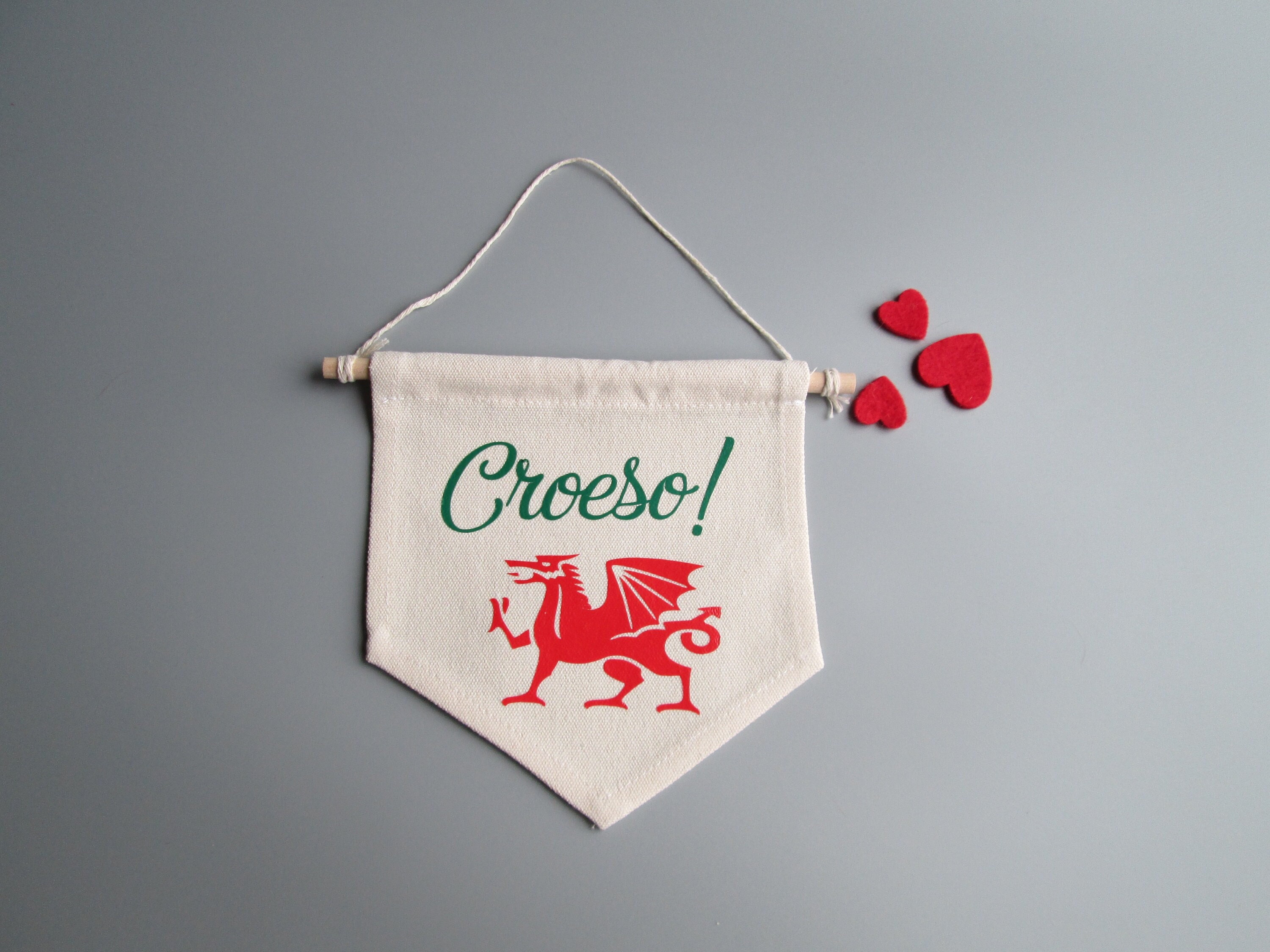 Welsh Croeso Welcome Banner - Etsy