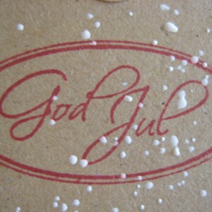 God Jul Dala Horse Gift Label Tag - Etsy UK