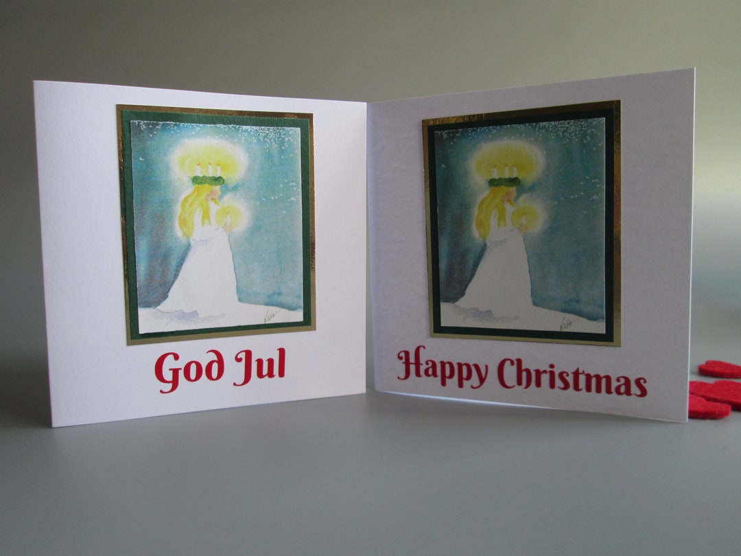 Swedish Santa Lucia Scandinavian Gnome / Nisse / Tomte God Jul ...