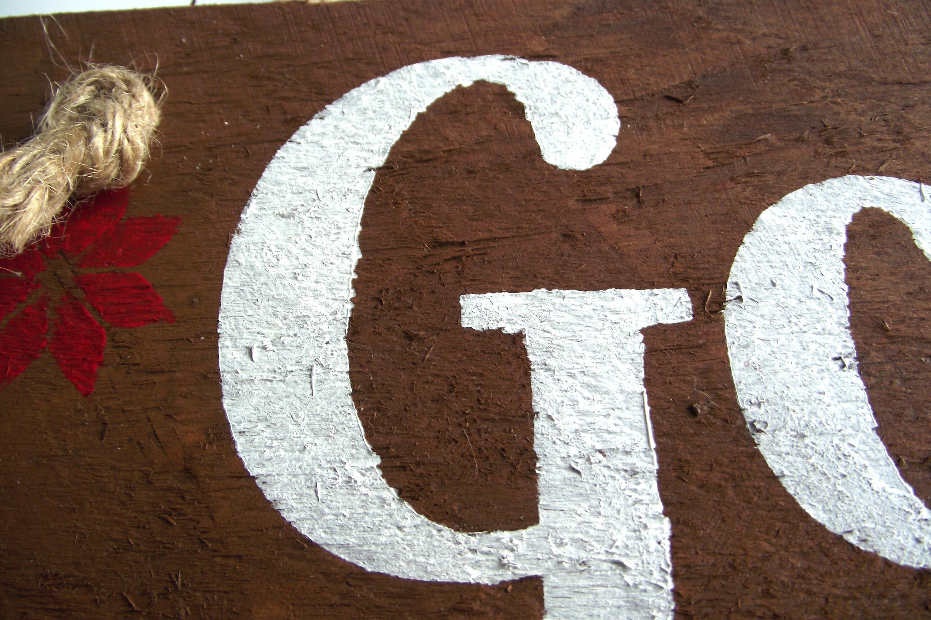 God Jul Reclaimed Wood Hanging Sign - Etsy