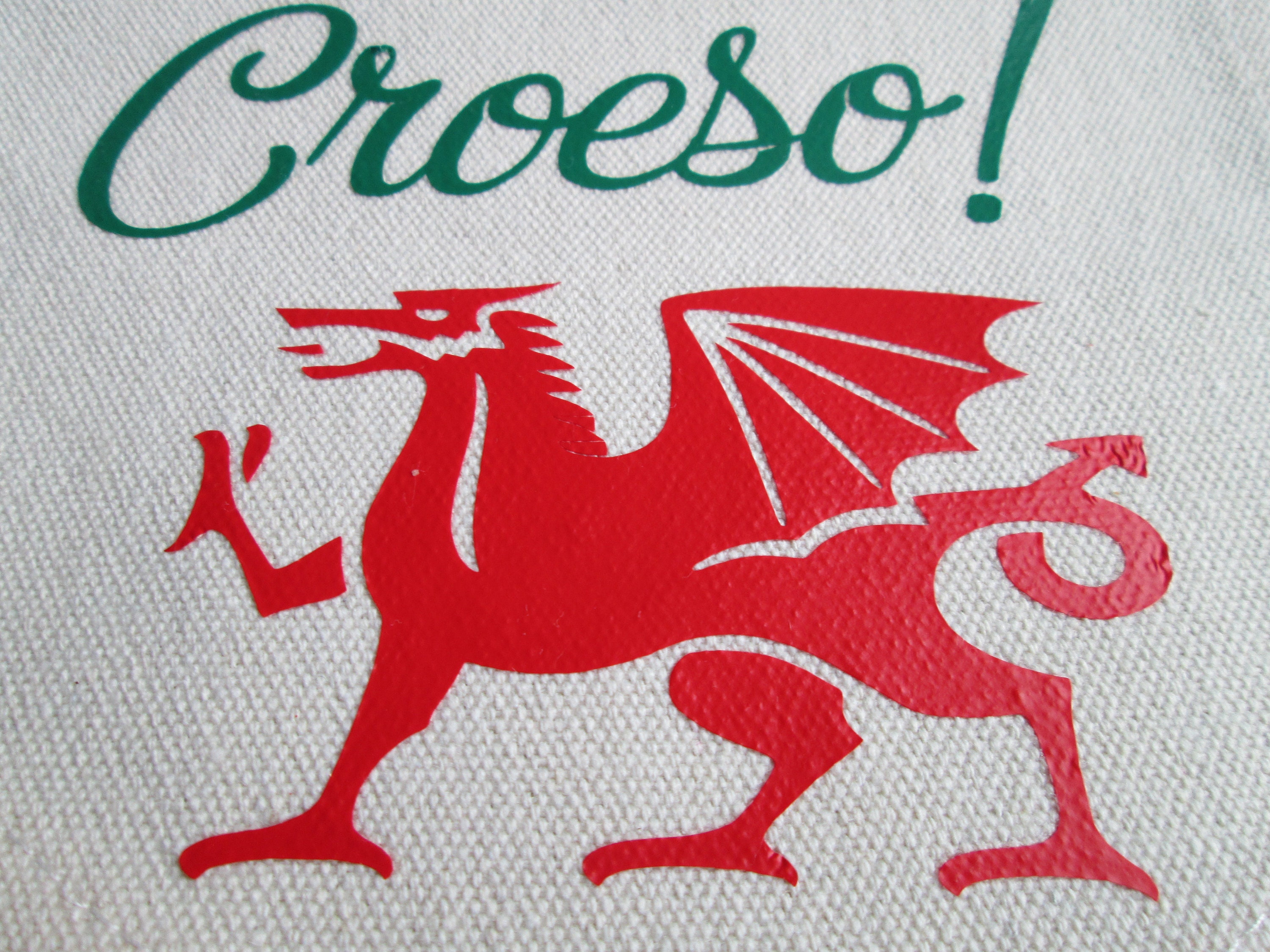 Welsh Croeso Welcome Banner - Etsy