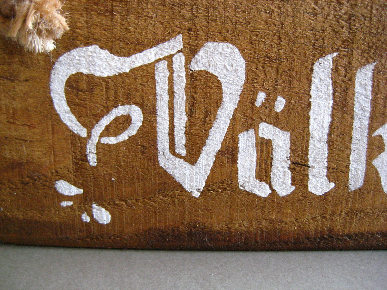 Välkommen Swedish Welcome Reclaimed Wood Hanging Sign - Etsy