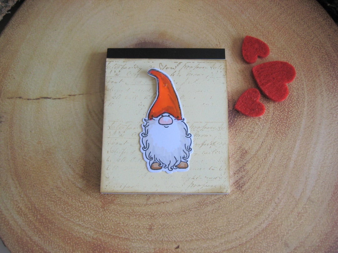 Scandinavian Gnome Jotter Notepad - Etsy