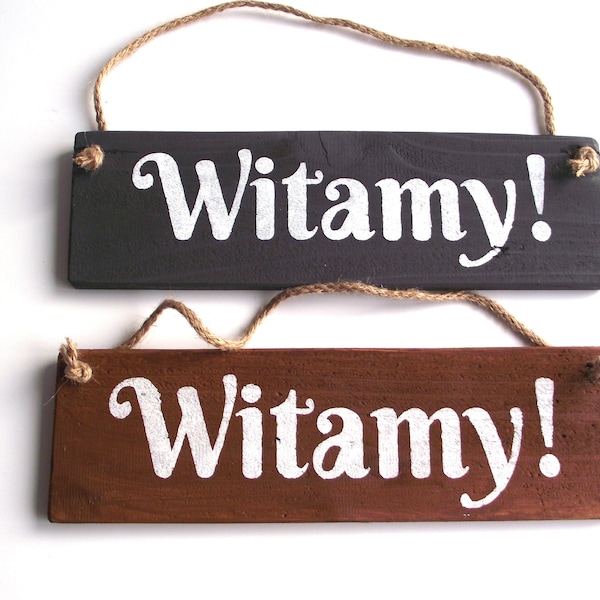 Polish Welcome Sign - Etsy