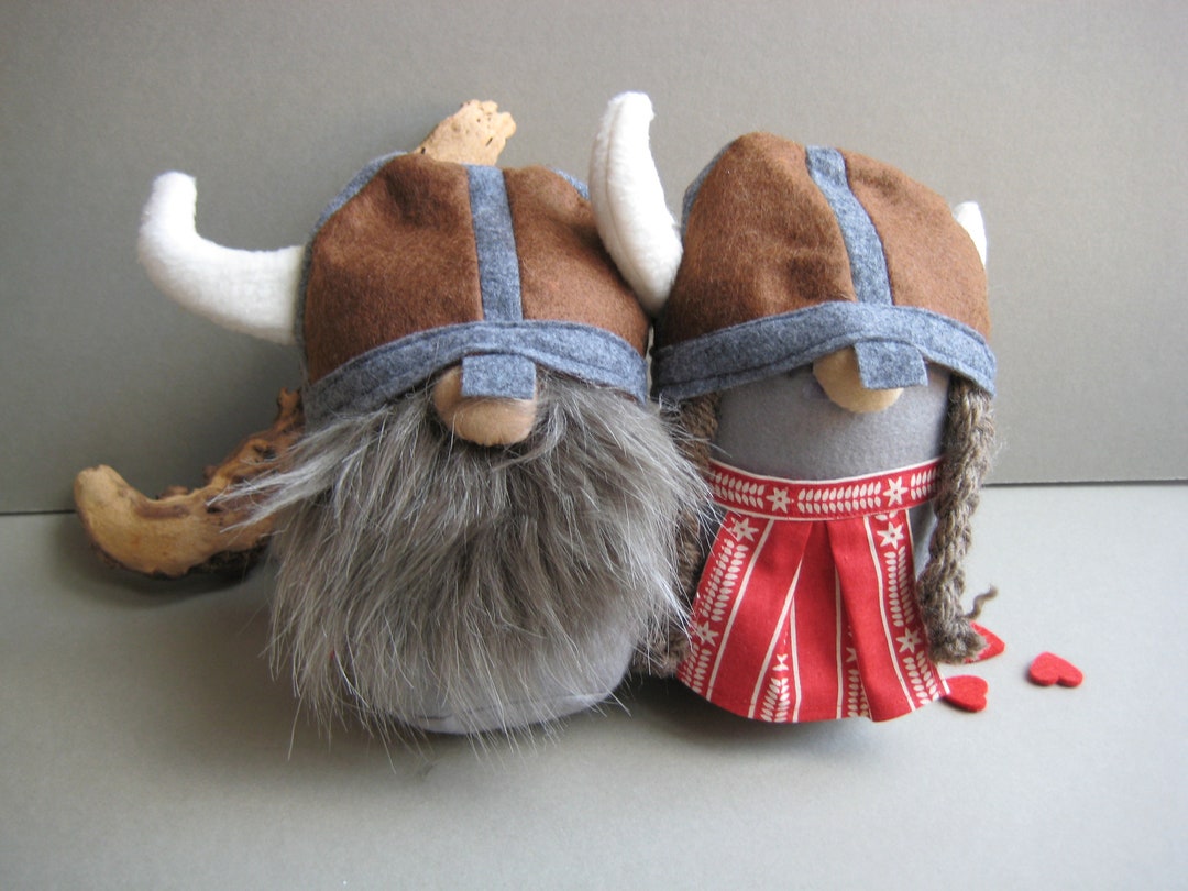 Erik and Marit the Viking Boy and Girl - Scandinavian Doll Tomte Nisser ...