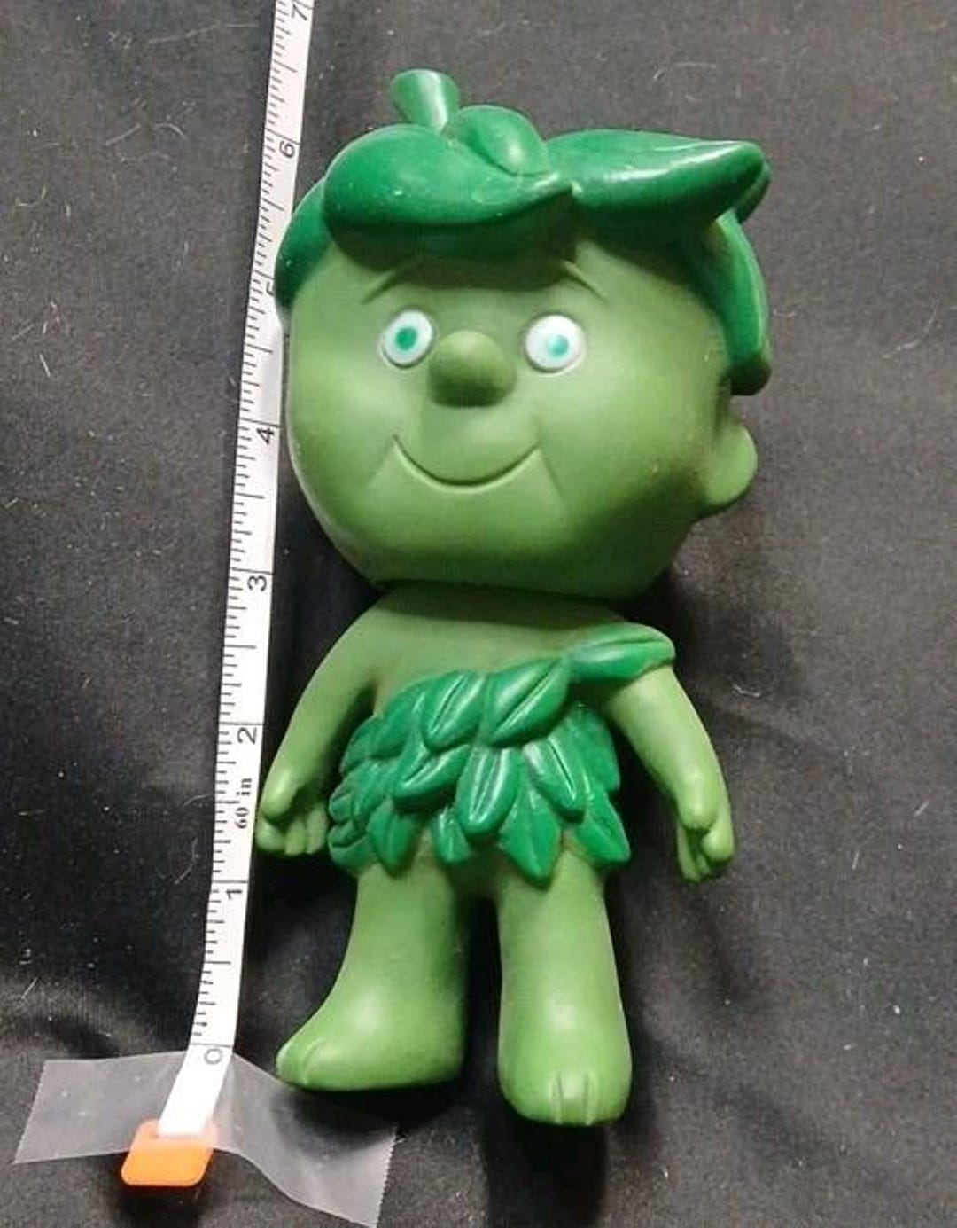 Vintage Jolly Green Giant Little Green Sprout Rubber Squeeze Toy Figure ...