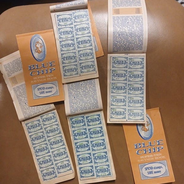 Blue Chip Stamps - Etsy