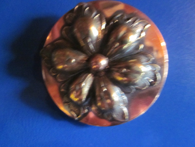 Mid century modern copper brooch ..pin | Etsy