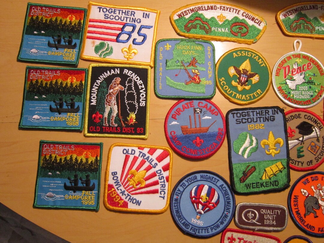 Lot of 45 Vintage Boy Scout Patches Badges - Etsy