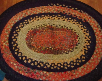 Wool Braided Rug | Etsy