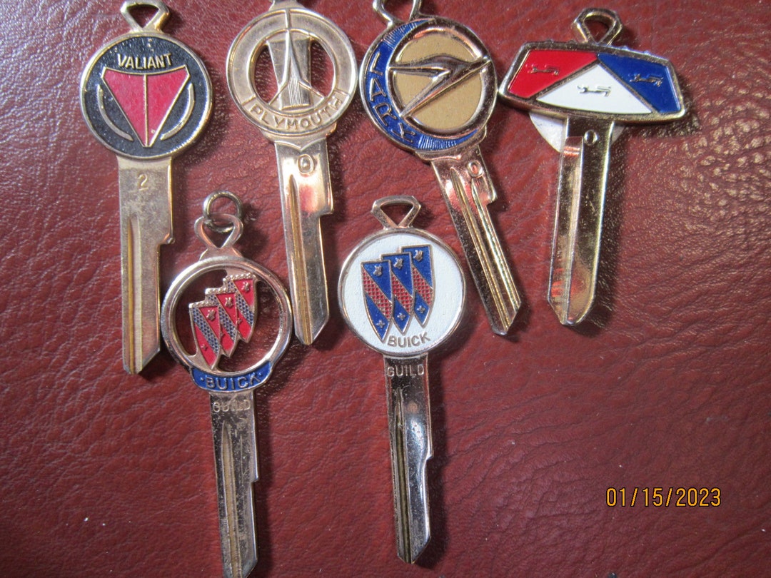 Vintage Lot of Uncut Car Keys Auto Keys Lark Buick Plymouth Valiant - Etsy