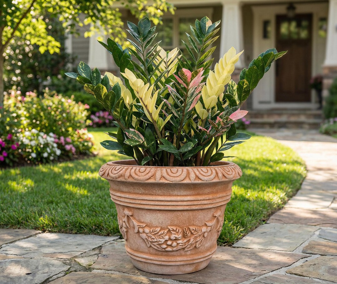 Large Terracotta Grape Relief Pot - Etsy