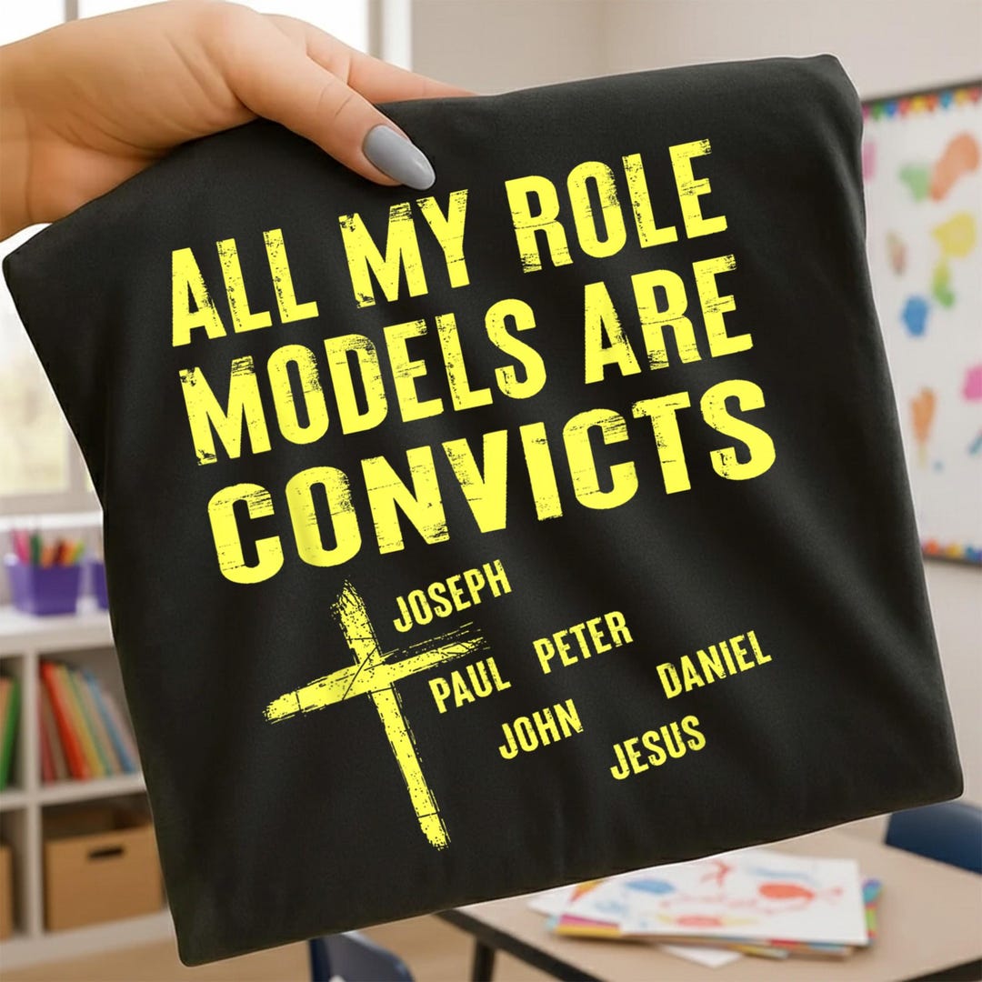 All My Role Models Are Convicts PNG, Christian Faith Quote Design ...