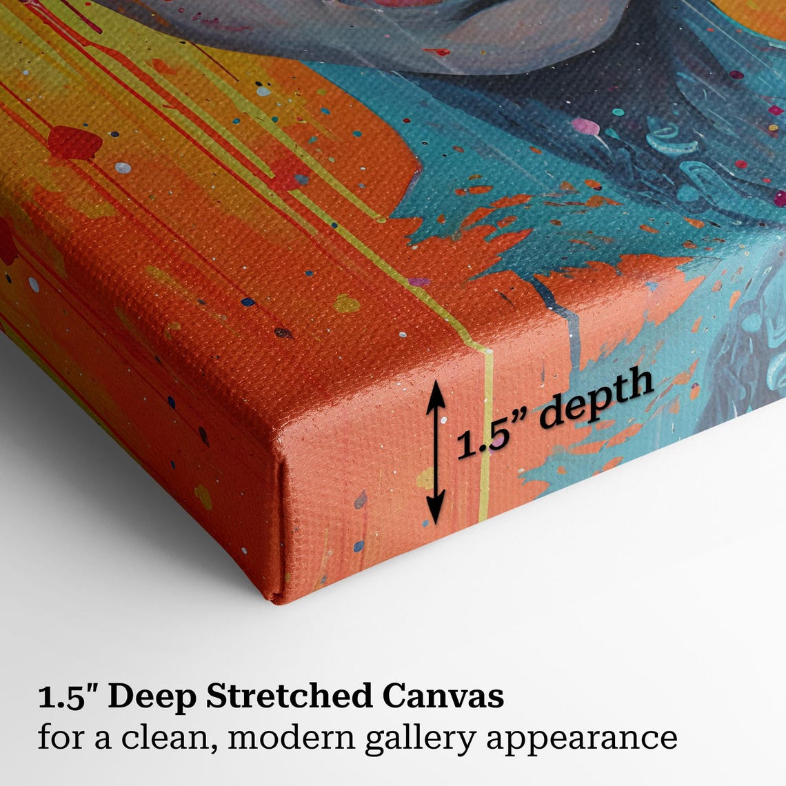 Multi-eyed Mindscape Psychedelic Canvas Wall Print - Space Lovers Gift ...