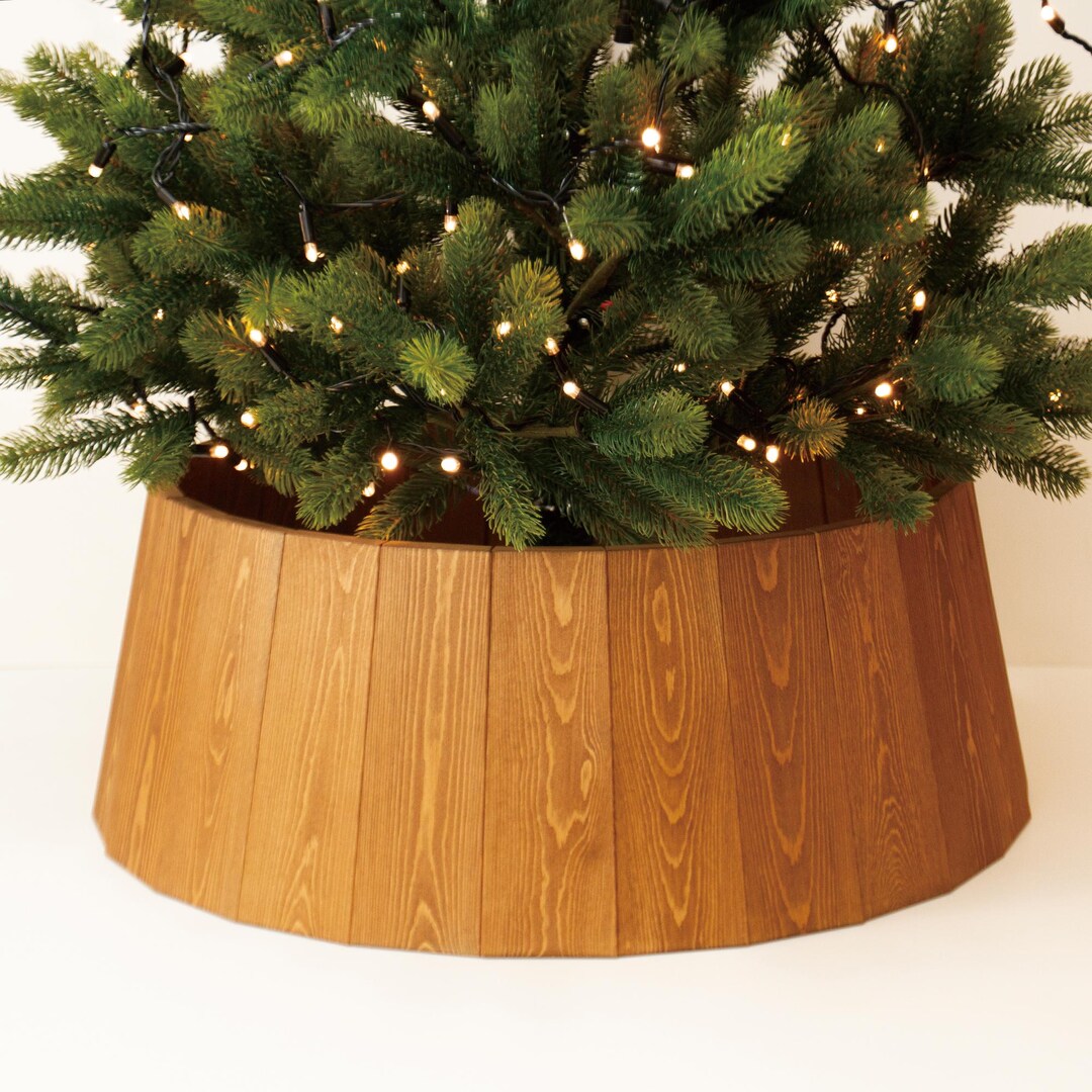 WOLA Wooden Chiristmas Tree Collar, Tree Stand Cover, Tree Skirt - Etsy