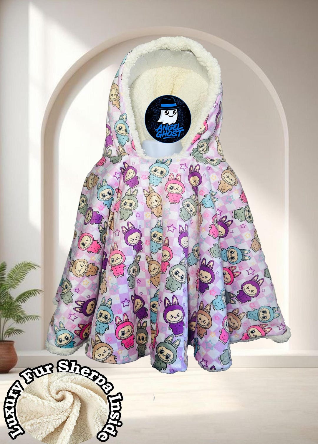 Monster Bubu Poncho, Car Seat Poncho, Best Birthday Gift, Christmas ...