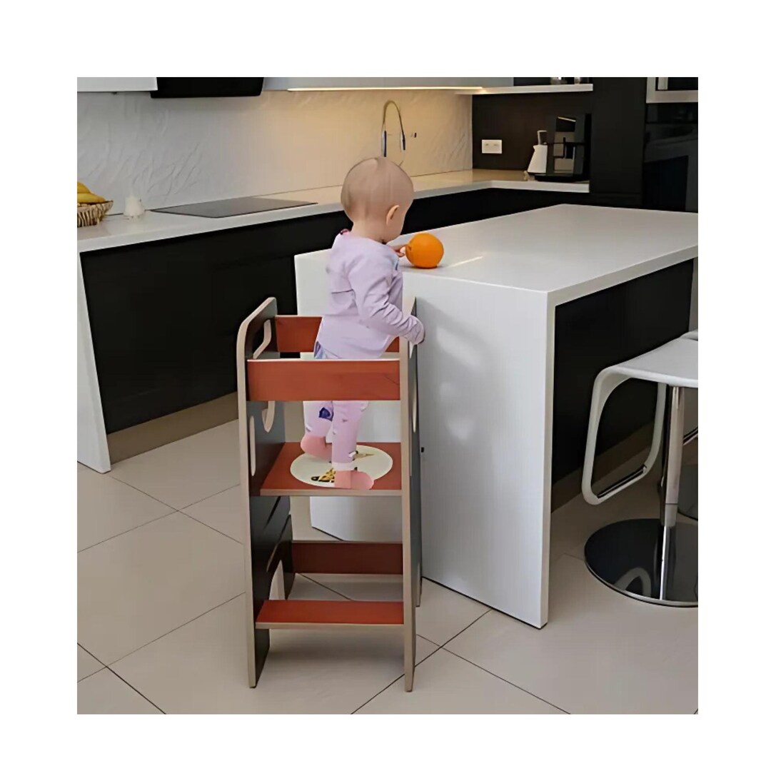 Kitchen Tower Helper for Children Kid Baby - Stable, Safe, Adjustable ...