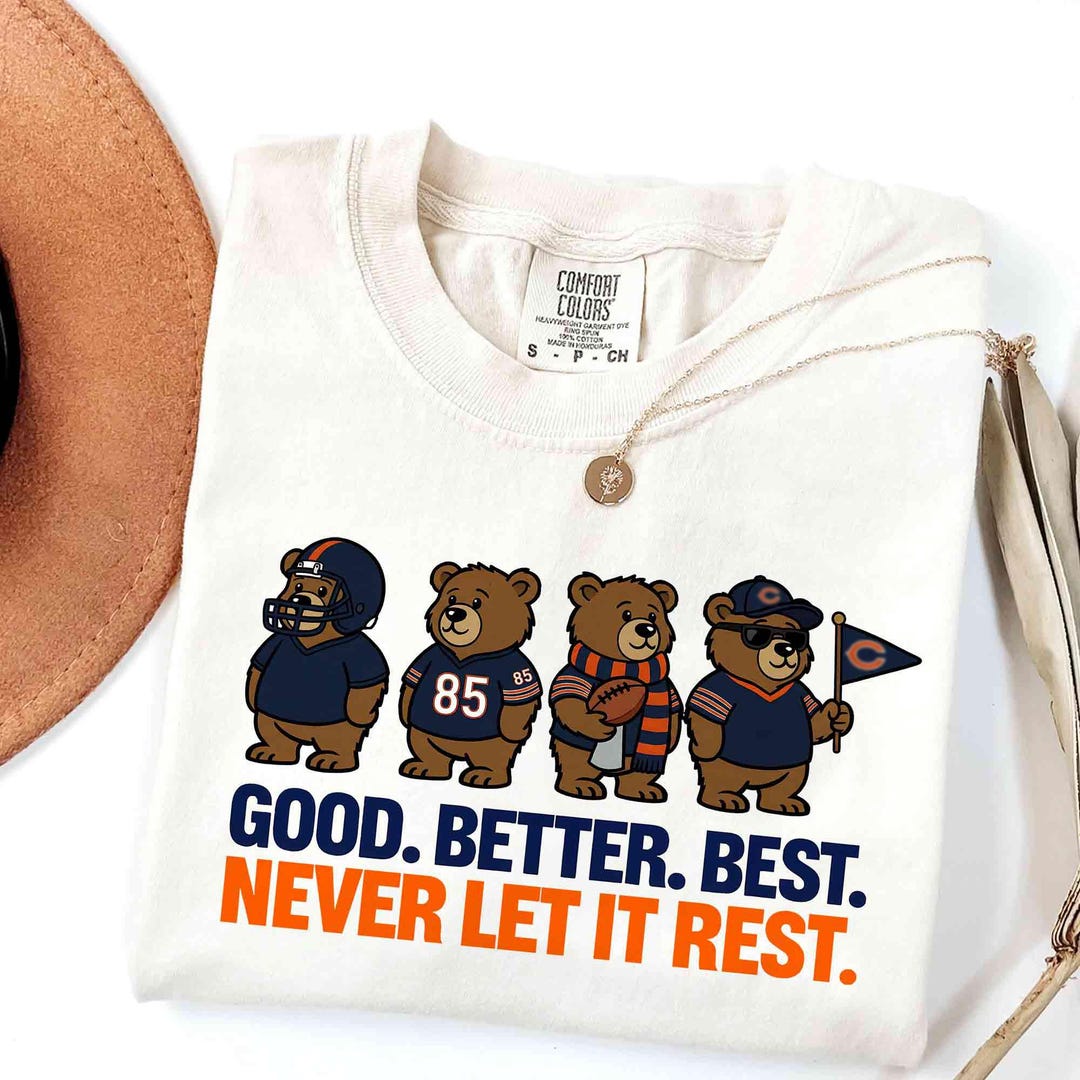 Chicago Football PNG, Cute Bear PNG , Game Day Bear Digital Design ...