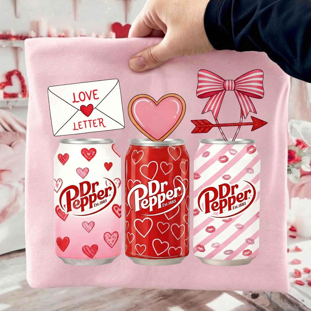 Valentine Soda PNG , Retro Soda , Cute Valentine Day , Coqutte Bow ...