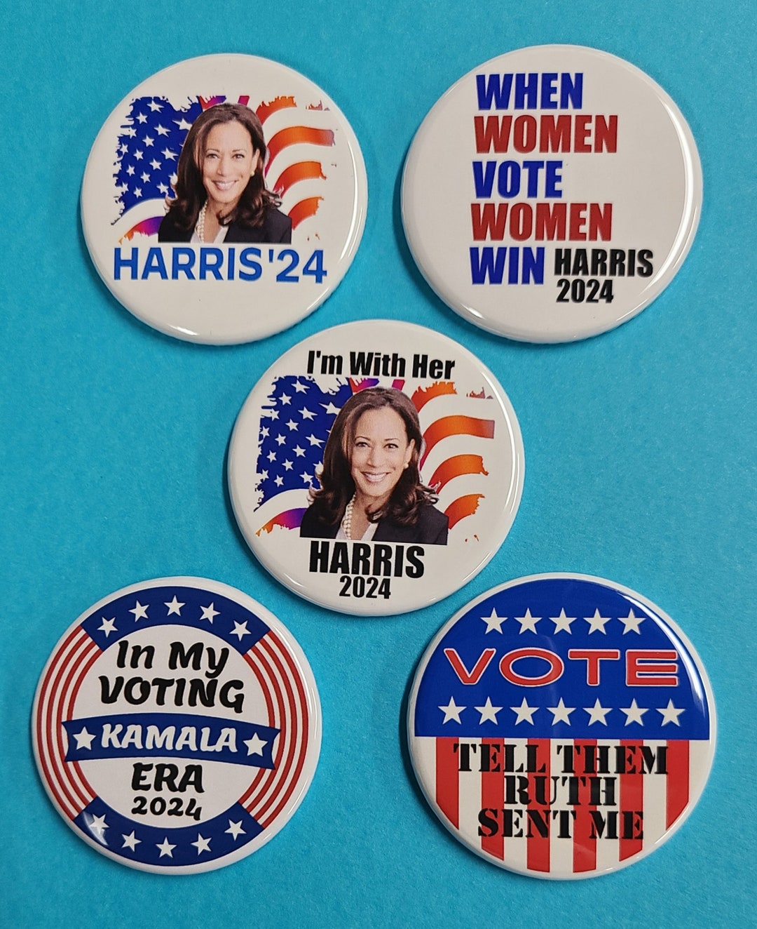 KAMALA HARRIS Pin or Magnet, 2024 Election, Political Pin, Democratic ...