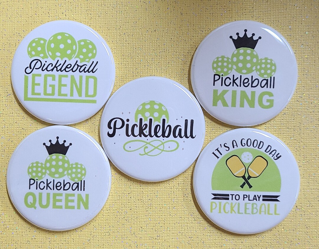 Pickleball Magnet, Pin, Pickle Ball Gift, Pickleball Team Gift - Etsy