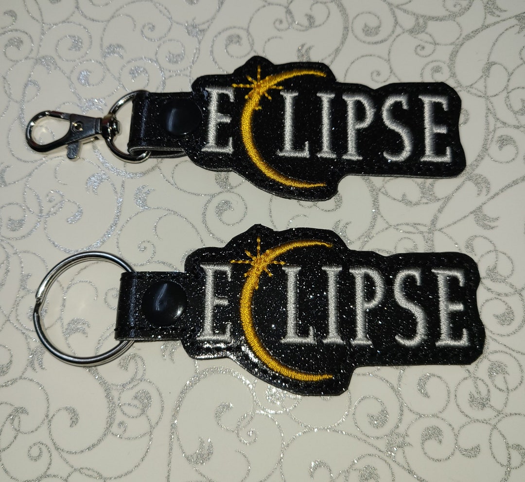 Eclipse Keepsake Key Ring/chain or Key Fob, 2024 Solar Eclipse Keepsake ...