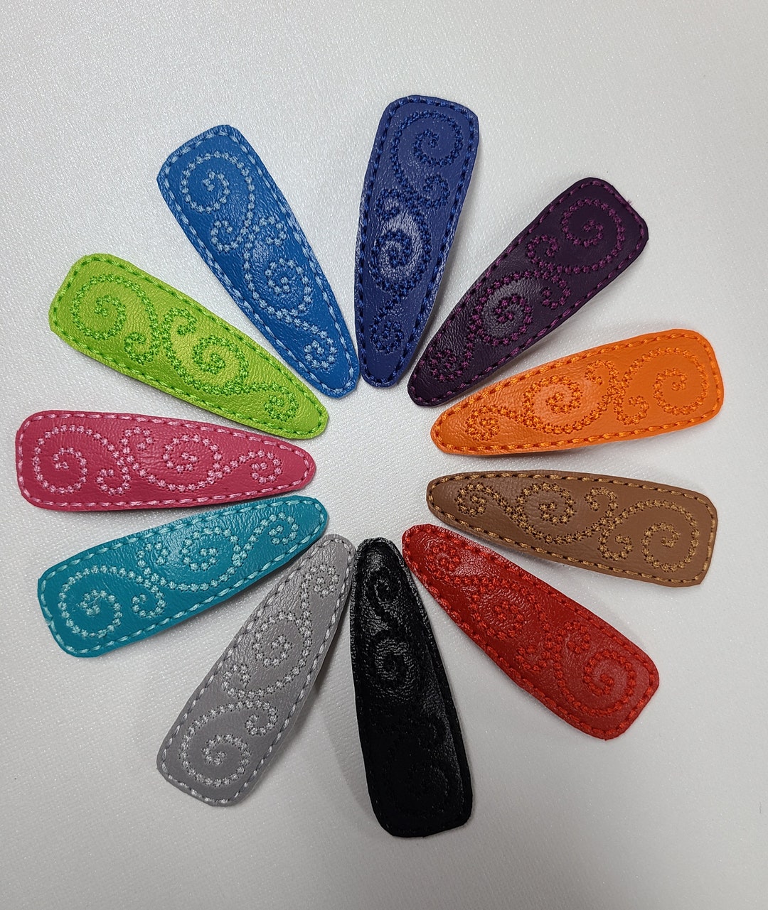 Pair of Snap Back Hair Clip, Teardrop Hair Clip, Hair Accessory, Hair ...