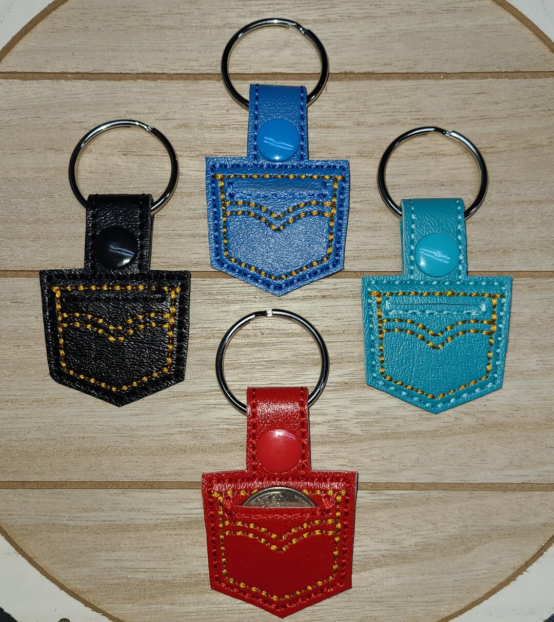 Quarter Keeper Quarter Holder Quarter Key Chain, Quarter Bag Tag, Aldi ...