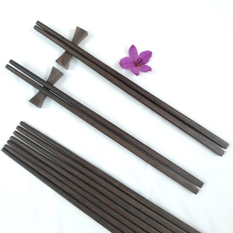 Chopsticks Wood Minimal - Etsy