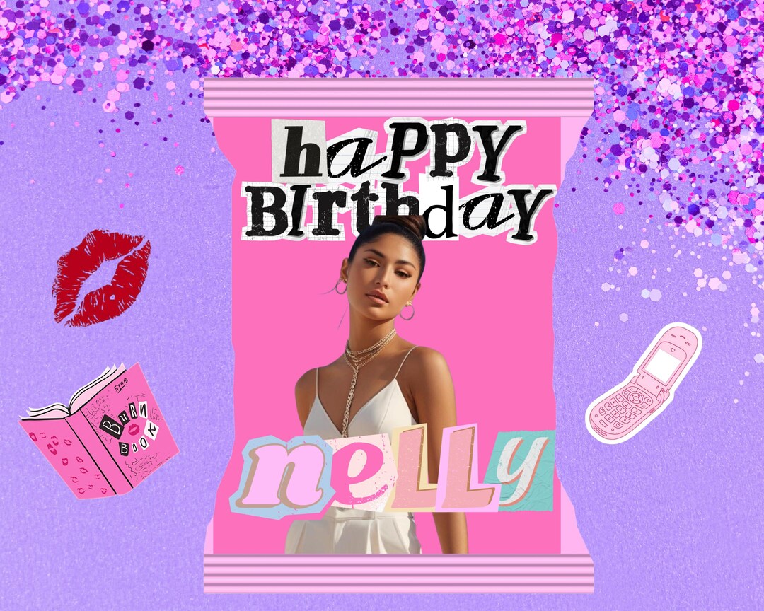 12 Personalized Mean Girls Chip Bag Wrapper - Etsy