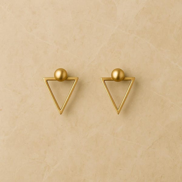 Triangle Drawer Pull - Etsy