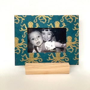 Octopus Frame, Picture Frame, Nautical Gift, Housewarming Gift, Newborn ...