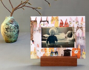 Cat Picture Frame - Etsy
