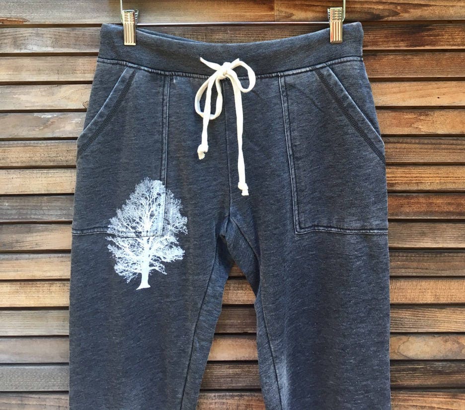 Favorite Sweatpants With Oak Tree Gym Pants Weekend Wear | Etsy