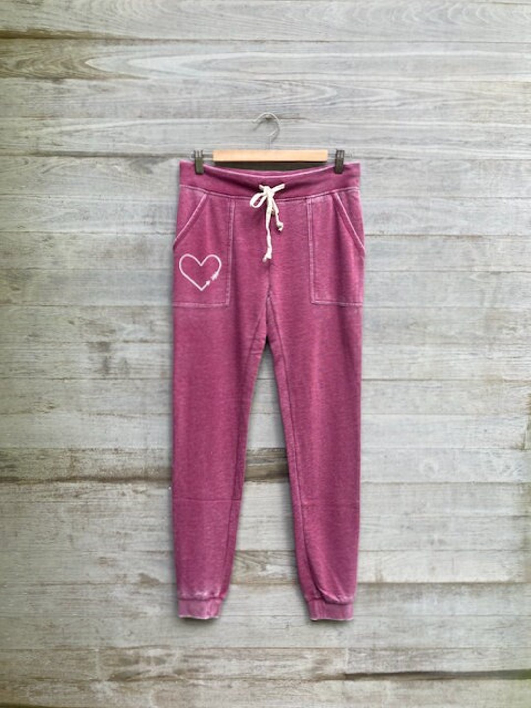 Favorite Sweatpants With Heart, Comfy Pants, Joggers, Cozy Loungewear ...
