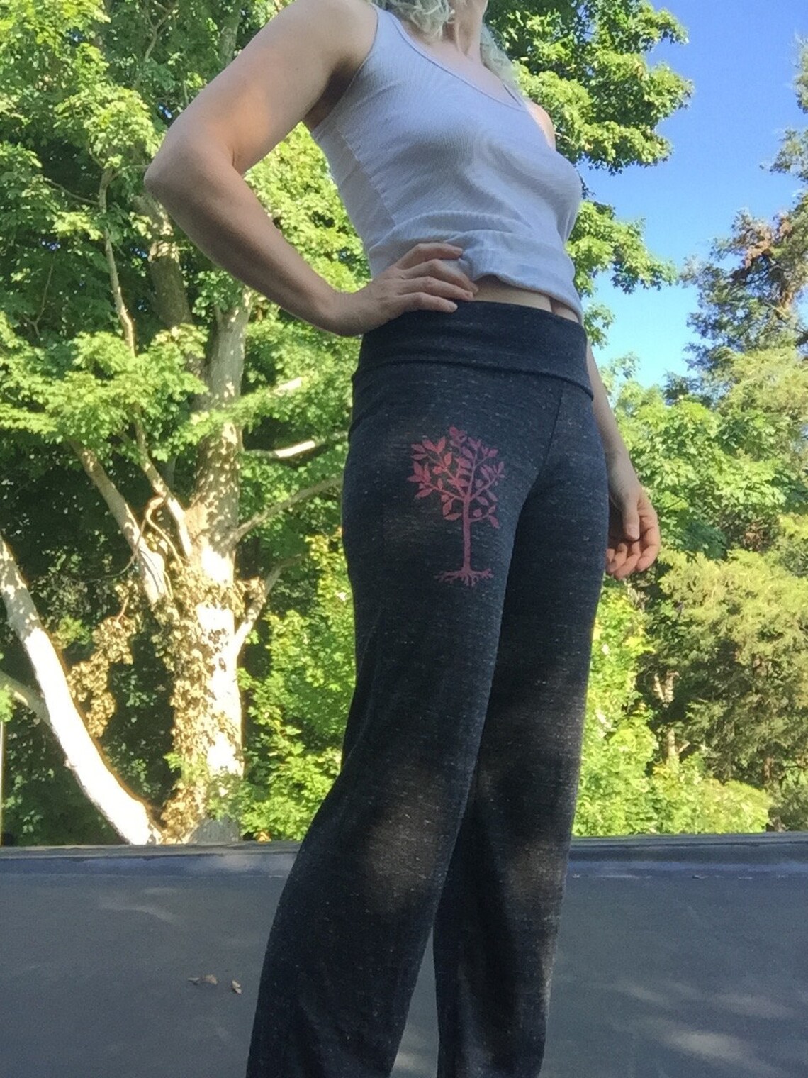 Little Seedling Tree Long Yoga Pants Gift for a Yogi Lounge - Etsy