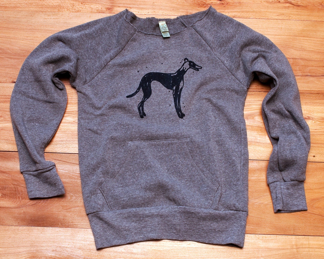 Greyhound Sweatshirt, Cozy Top Made With Organic Cotton, Italian ...