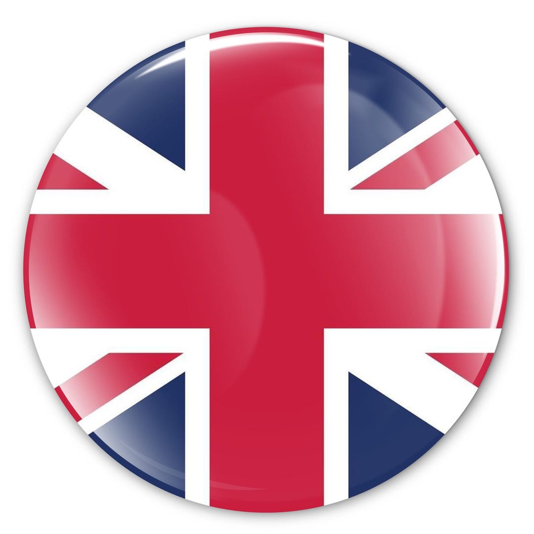 British UK Domed Flag Decals Stickers Rim Domed for Wheel Center Cap ...