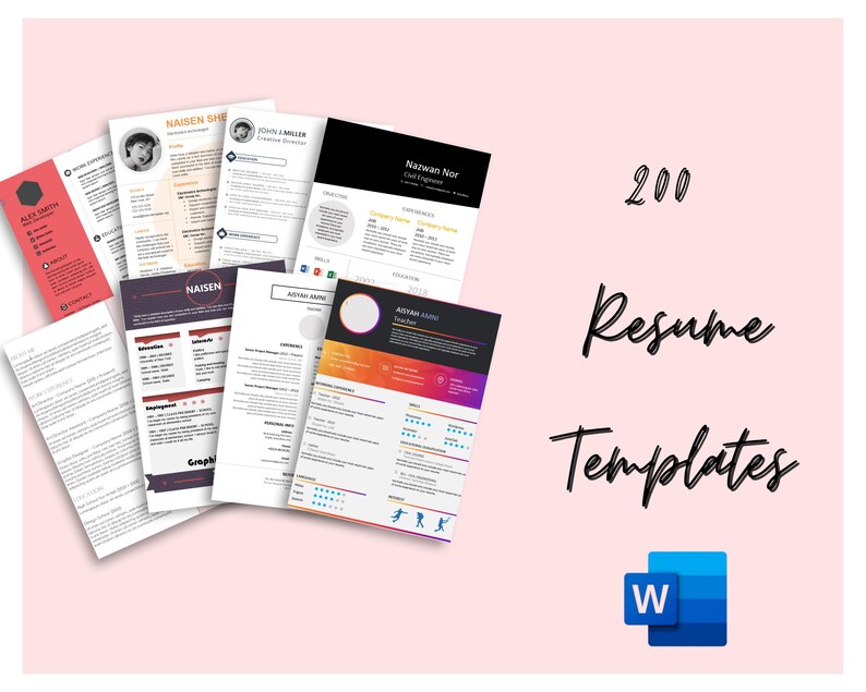 ATS Resume Template: Professional Executive Design (digital Download ...