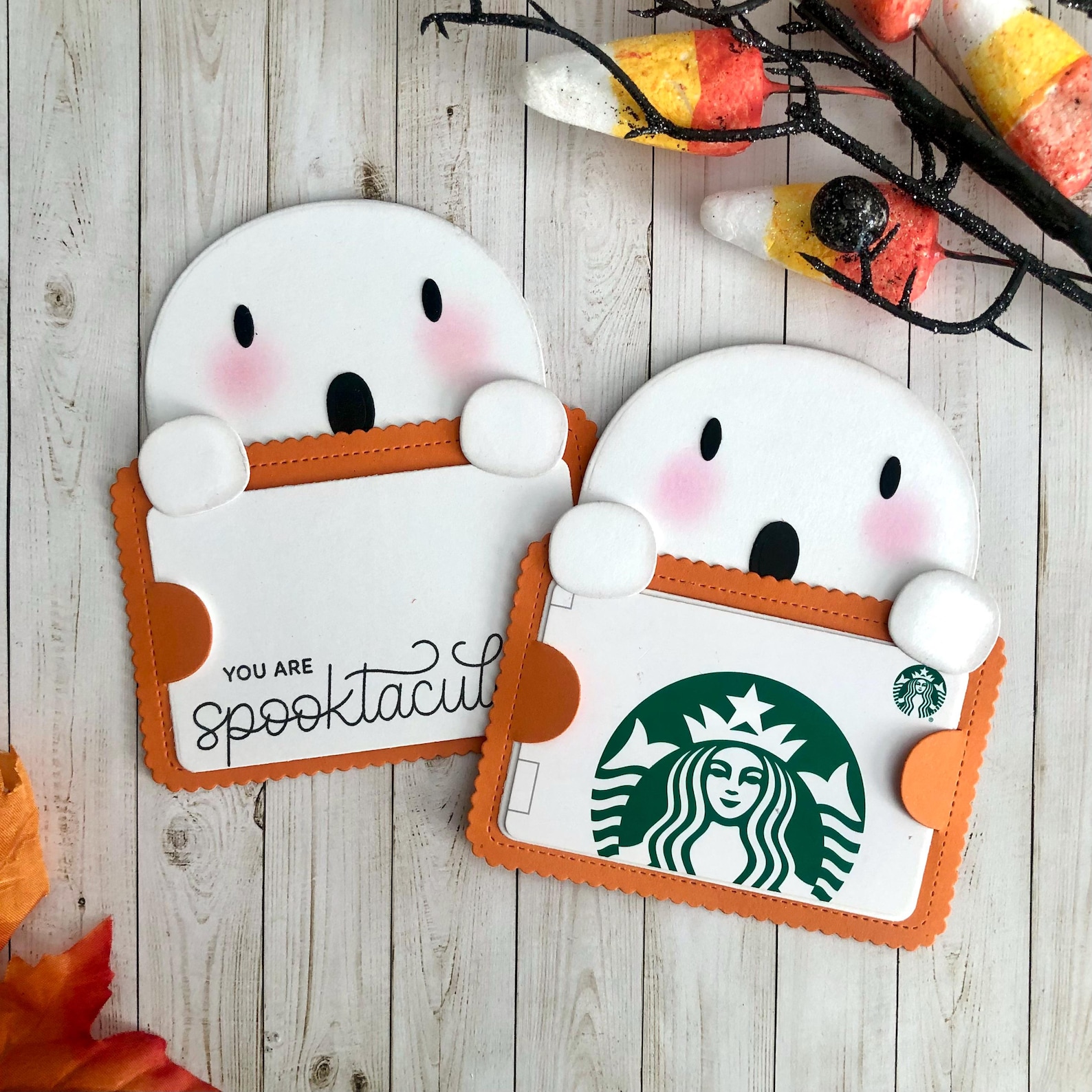 Ghost Halloween Gift Card Holder Handmade - Etsy
