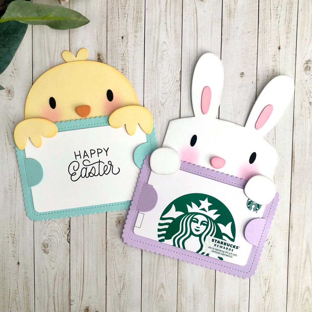 Bunny/ Chick Easter Gift Card Holder Handmade - Etsy