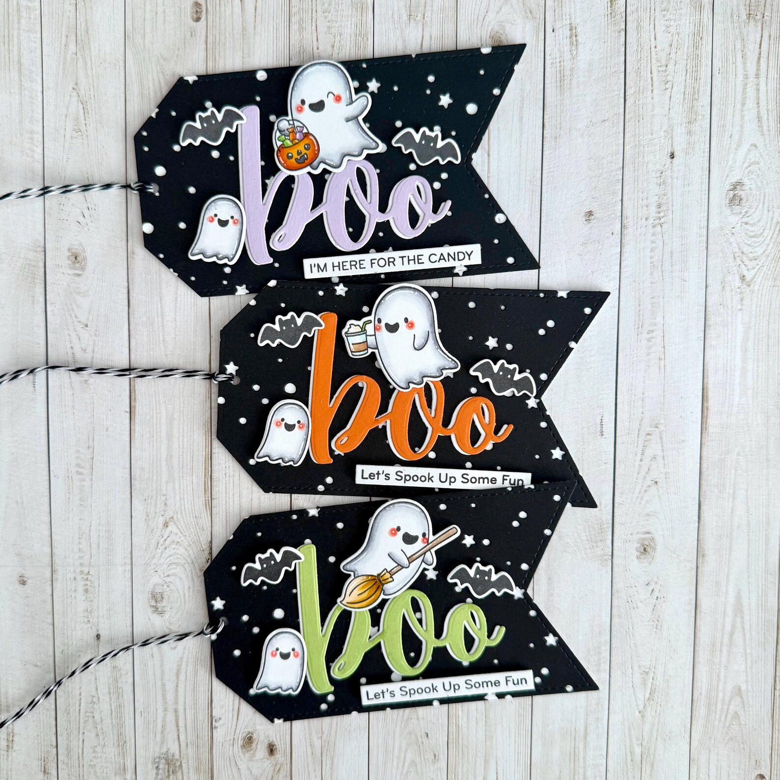 Halloween Boo Ghost Gift Tags (set of 3) - Etsy