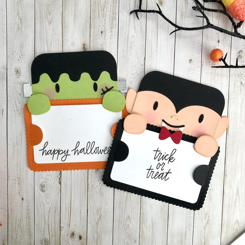 Boo Crew Halloween Gift Card Holders Handmade (set of 4) - Etsy