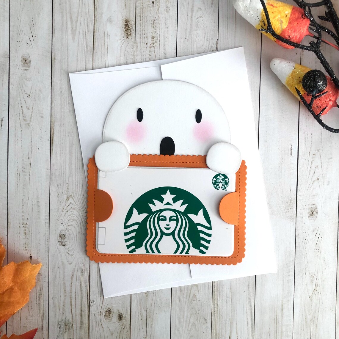 Ghost Halloween Gift Card Holder Handmade - Etsy