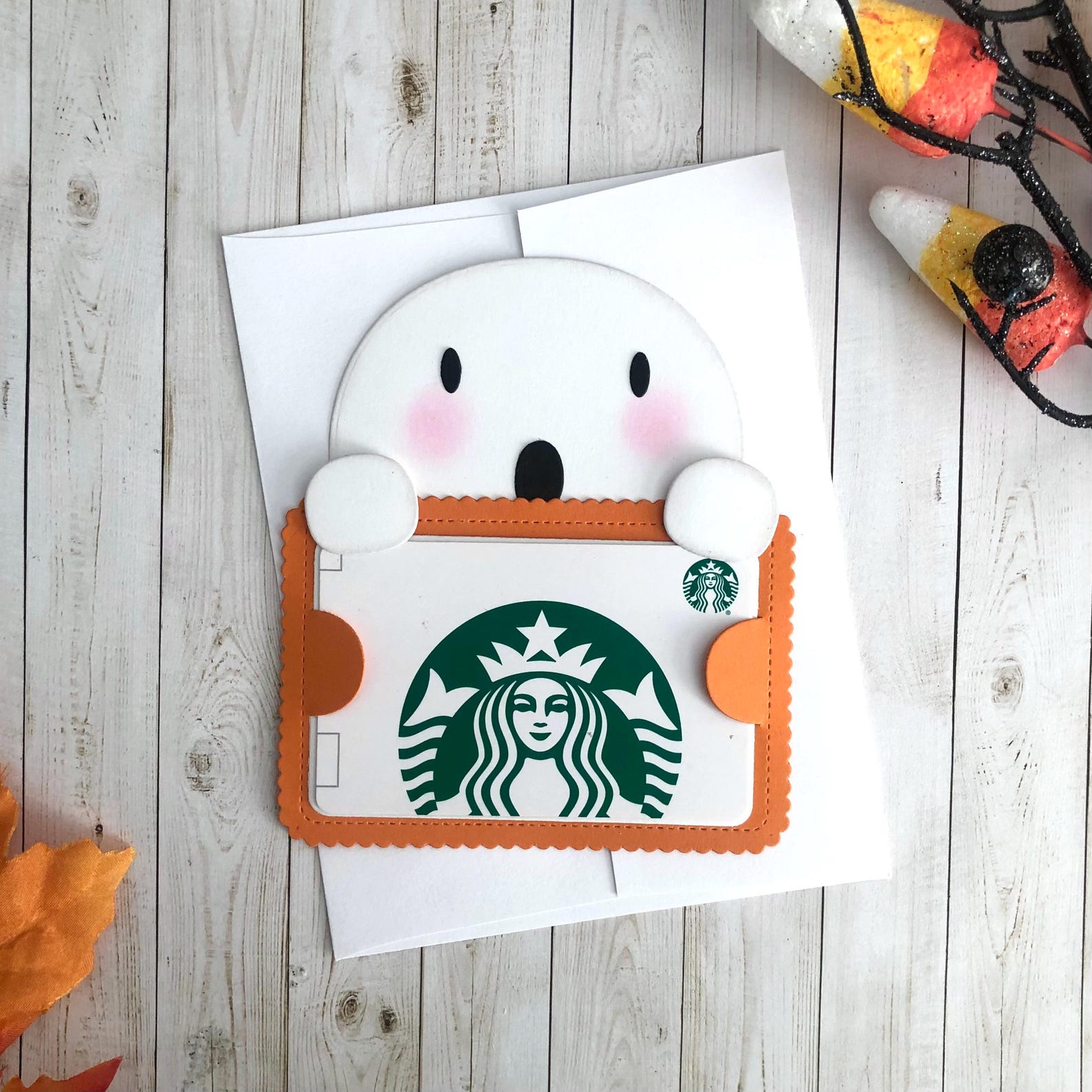 Ghost Halloween Gift Card Holder Handmade - Etsy