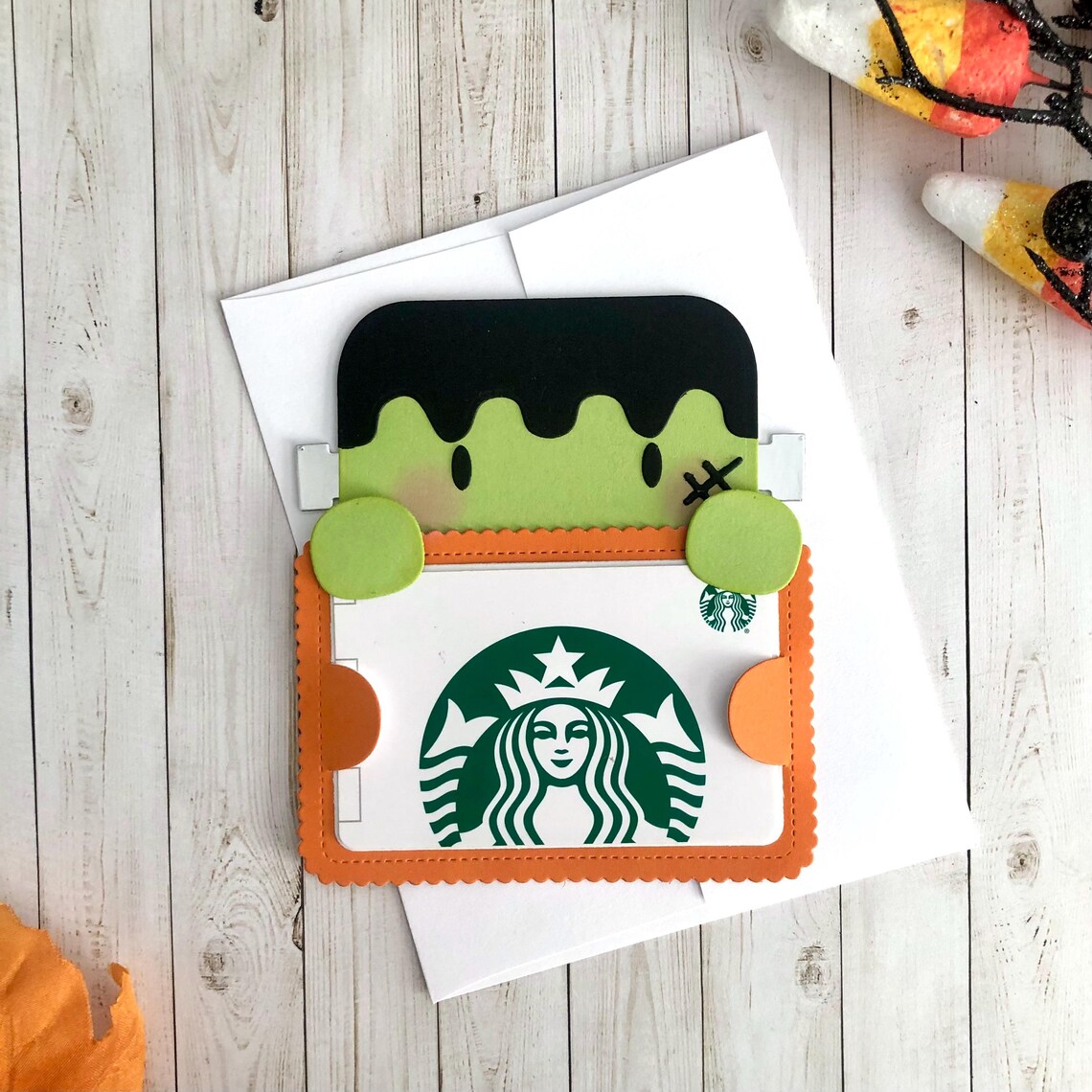 Frankie Frankenstein Halloween Gift Card Holder Handmade - Etsy