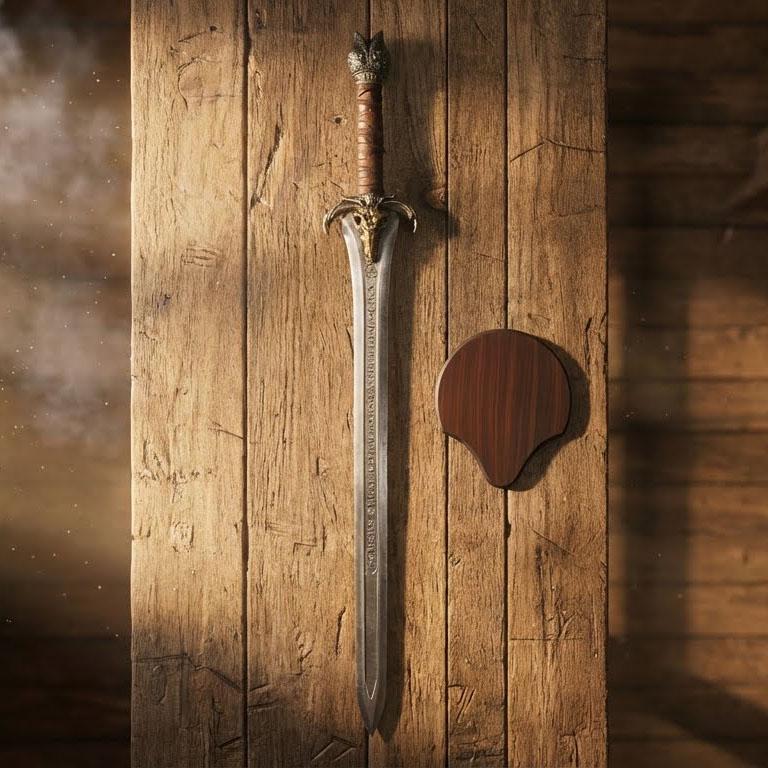 Handmade Atlantean Father’s Sword | Conan the Barbarian Inspired Steel ...