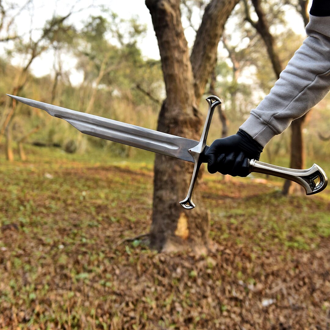 Hand-forged Reforged King’s Broken Sword Replica, Medieval Fantasy ...